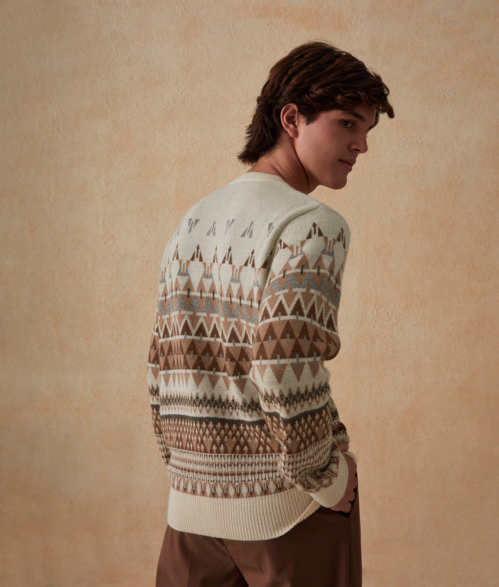 Geometric Patterns Sweater – Sol Alpaca USA